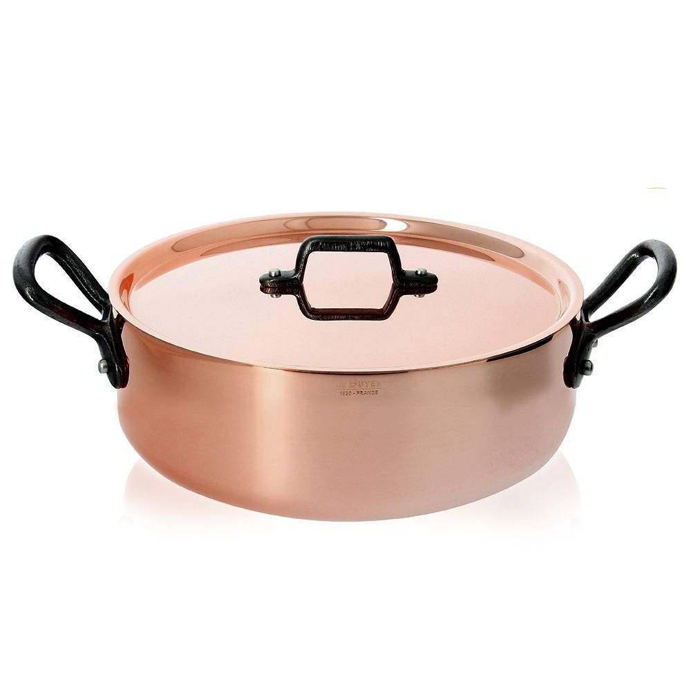 de Buyer - Sauté-Pan with 2 cast Iron handles and lid 20 cm