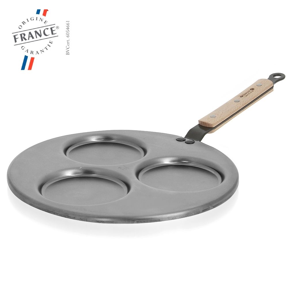 de Buyer - B Bois - Mineral B Element Pfanne für 3 Blinis